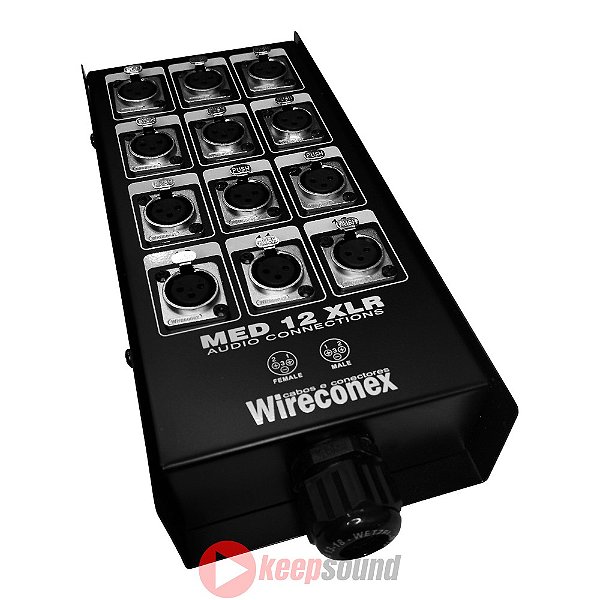 Painel de 12 Vias Para Medusa Com Conectores MED2 12 1SNCC - WIRECONEX ...