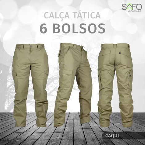 CALÇA TATICA CAQUI - SAFO - Lacustre Tactical