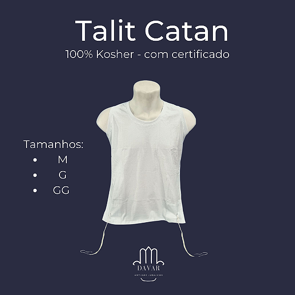 Talit Katan Kosher - Davar - Artigos judaicos