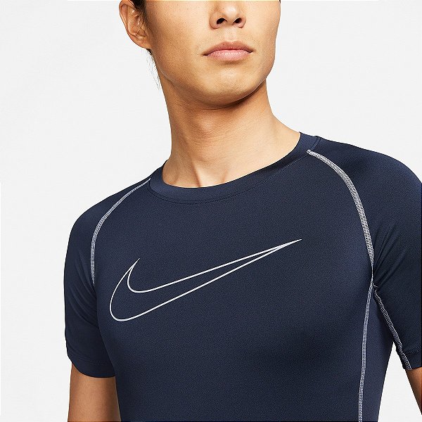 Camiseta Nike Pro Azul Obsidian - DFR.Clothing