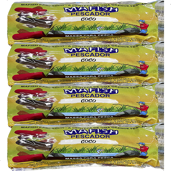 10pçs Massa Mafish Pescador 200g Fedidinha Escolha os Sabores atacado ...