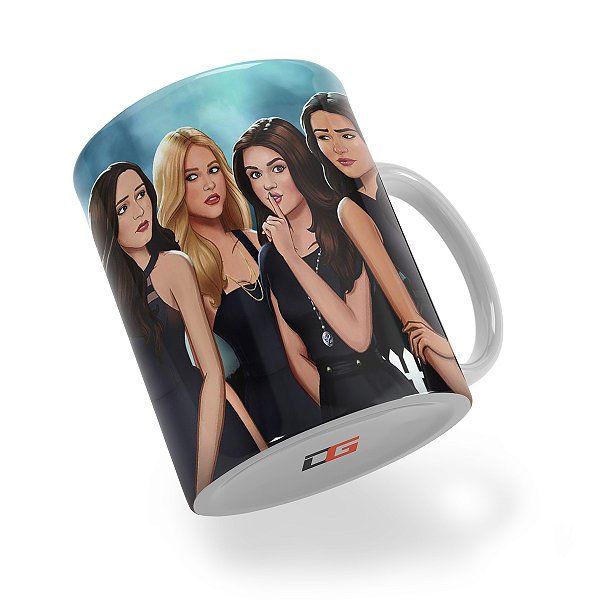 🎉 Caneca Pretty Little Liars Cartoon | Decora Geek - Decora Geek