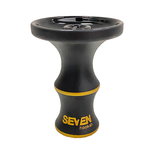 Rosh Seven Preto Fosco Com Dourado Premium Narguile - Tabacaria Black ...