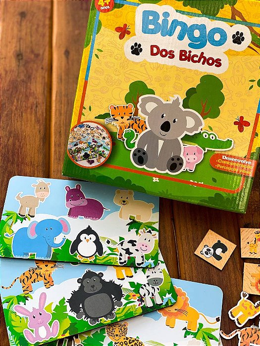 Bingo dos Bichos - CELL Brinquedos Educativos