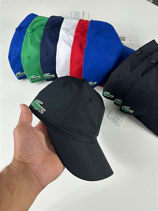 Bone Lacoste Sport Preto - DA FANATICOS - Os melhores conjuntos e ...