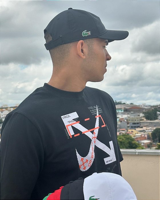Bone Lacoste Sport Preto - DA FANATICOS - Os melhores conjuntos e ...