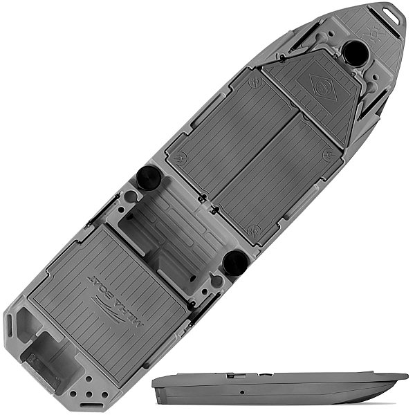 Super Caiaque Mine Barco Milha Náutica Milha Boat Cinza Mn03 ...