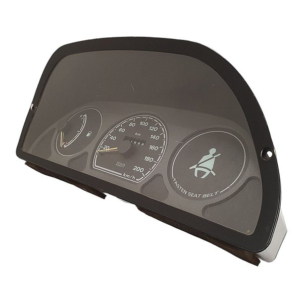 Painel Instrumentos Uno Mille Fire 1999 A 2005 Fundo Cinza 200Km ...