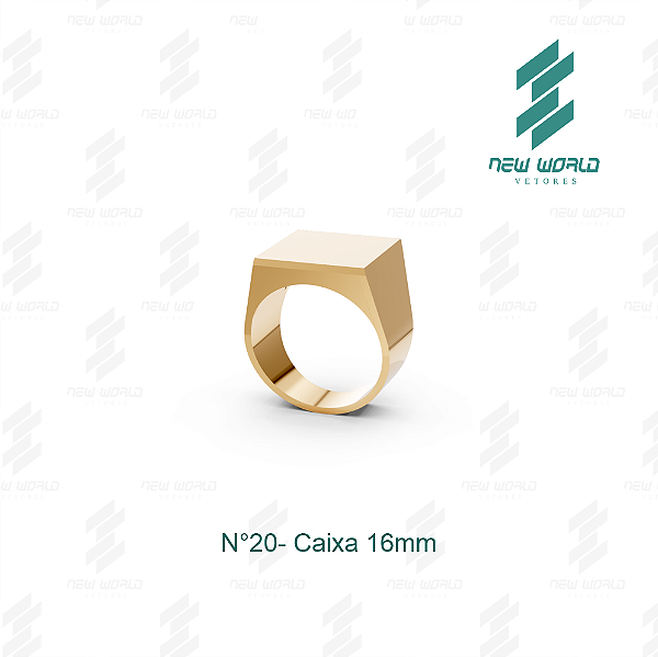 Anel Caixa N°20 - Formato DXF, SVG - New World Vetores a loja de ...