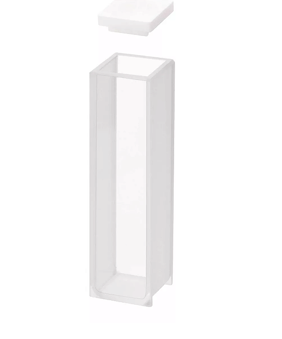 Cubeta em Quartzo 3,5ml Caminho Óptico 10mm 2 Faces Polidas (Kasvi) - MM Comércio