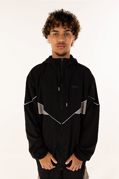 JAQUETA QUEBRA VENTO IMPIE MINI LOGO PRETA - Impie Clothing ...