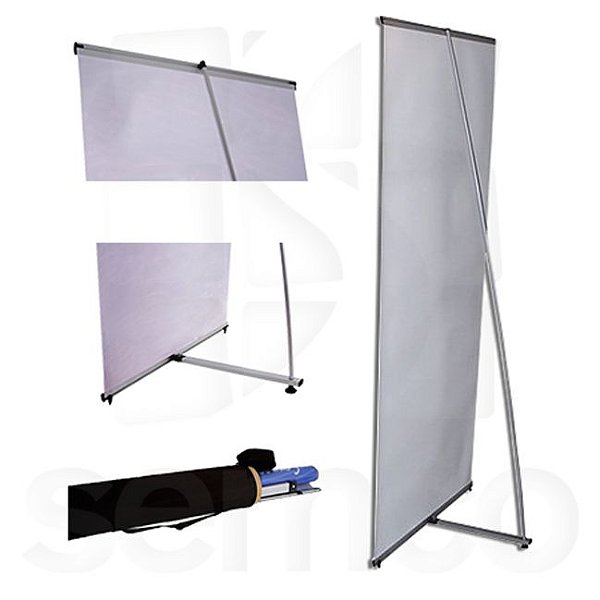 Porta Banner L Alumínio | Suporte para Banner | Banner Impresso | SEMC ...
