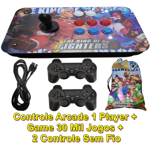 Arcade Portátil Unitário ou com 20 e 30 Mil Jogos Completos - Dantas X Games