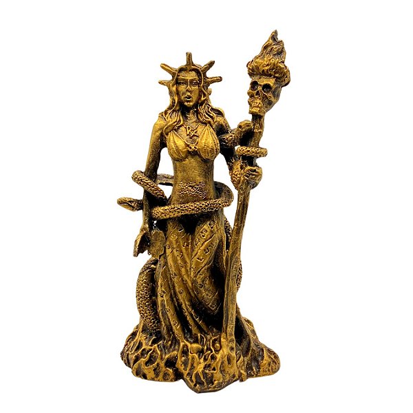 Deusa Hécate Miniatura - Bosque dos Gnomos