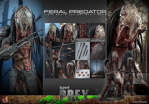 Feral Predator O Predador A CaçadaTMS114 Hot Toys - Prime Colecionismo ...