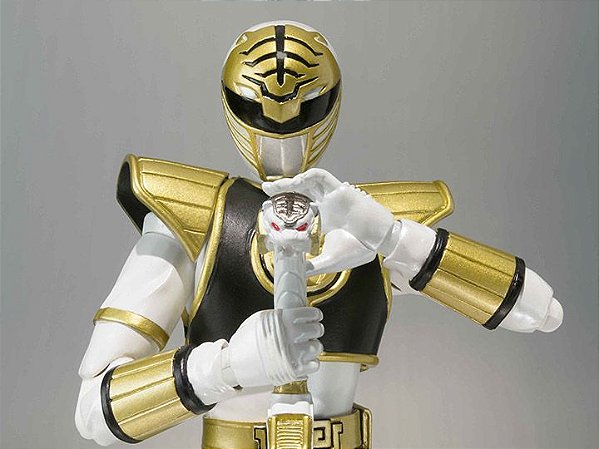 Ranger Branco Power Rangers Mighty Morphin S.H.Figuarts Bandai - Prime ...