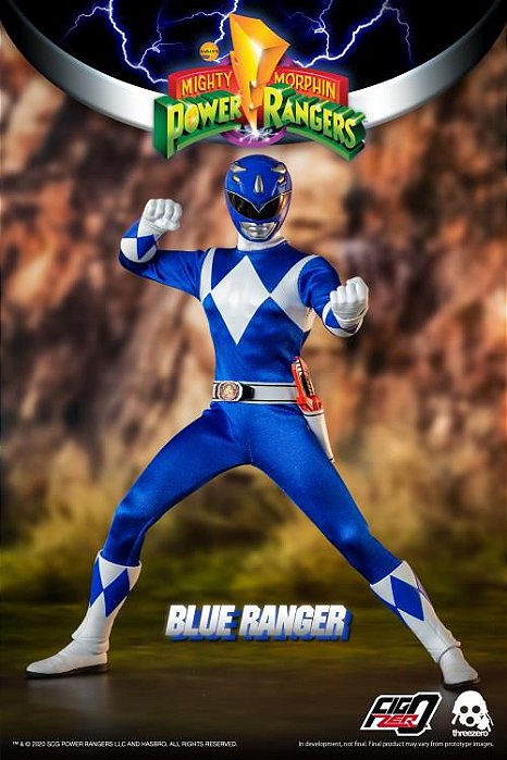 Ranger Azul Power Rangers Mighty Morphin Threezero original - Prime ...