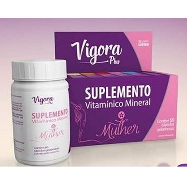 vigora plus mulher 60cps - FarmaViver