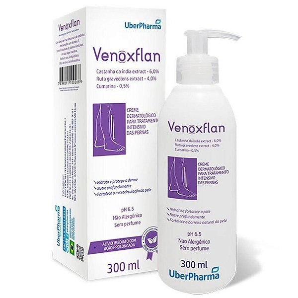 VENOXFLAN CREME PARA PERNAS 300ML UBERPHARMA - FarmaViver