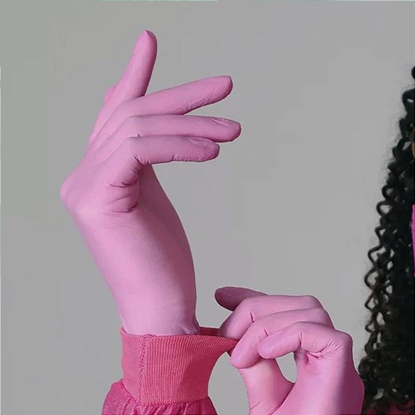 Luva Rosa De Procedimento Nitrílica Cx 100 Un - Redomma: Ofertas ...