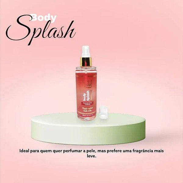 Body Splash Soul RED 200ml - Soul Cosmeticos - Make Lovely