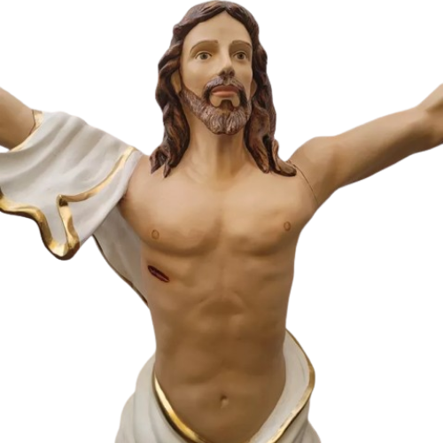 Jesus Cristo Ressuscitado 183cm em Resina - Loja Todos os Santos ...