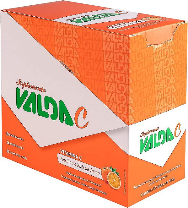 Valda C Sabor Laranja Mentolada Com 10 Latas De 50g Cada - Resilifarma ...