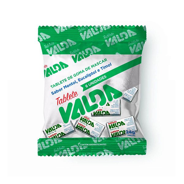 Tablete Valda Display De 15 Sachês De 24g Com 6 Gomas Cada ...
