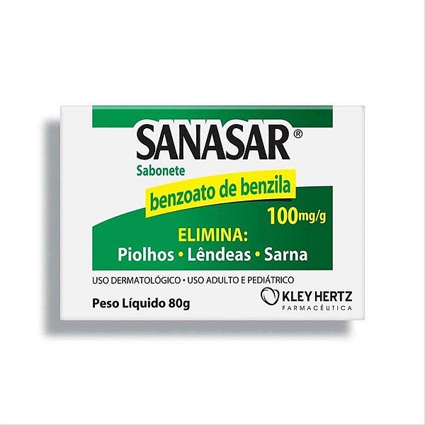 Sabonete Em Barra Kley Hertz Sanasar Benzoato De Benzila 80g ... Sabonete Em Barra Kley Hertz Sanasar Benzoato De Benzila 80g ...