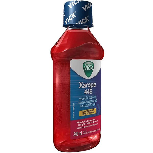 Xarope Vick 44E 240ml - Resilifarma - Saúde em primeiro lugar