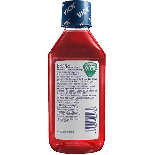 Xarope Vick 44E 240ml - Resilifarma - Saúde em primeiro lugar