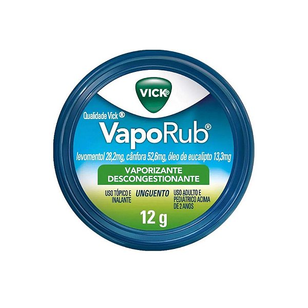 Vick VapoRub Unguento Display Com 24 Latas De 12g Cada - Resilifarma ...