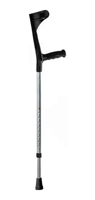 Muleta Canadense Alumínio Preta com Regulagem de Altura (Unidade) - Alo ...