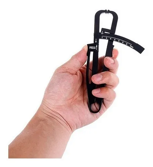 Adipômetro Analógico Medidor de Gordura Corporal 70mm Supermedy ...