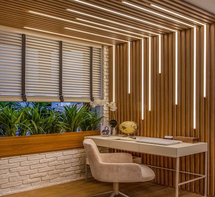 Perfil de led embutir drywall - Loja de lustres em sp