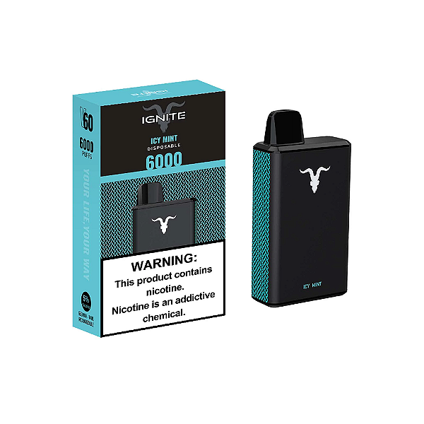 Pod Descartável Ignite V60 - 6000 Puffs - SABORES - Tabacaria Arahat e ...