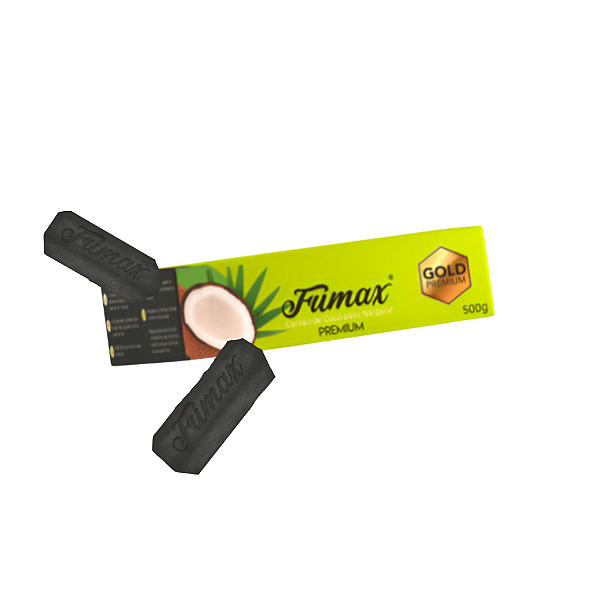 Carvão Fumax Premium Hexagonal - 500g - Tabacaria Arahat e Presentes