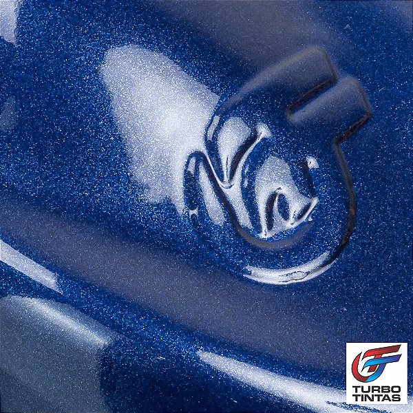 Tinta Azul Escuro Metálico Brilhante Poliéster - TT1360 - Turbo Tintas