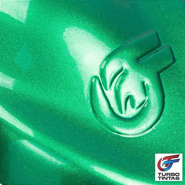 Tinta Verde Metálico Brilhante Poliéster - TT1024 - Turbo Tintas