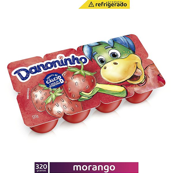 Danoninho Petit Suisse 320g X8 Morango - Frete grátis + descontos ...