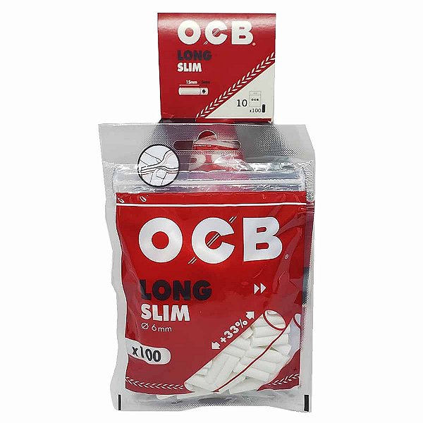 Bags Filtro Ocb Slim Longo Ocb Premium - MNunes Distribuição