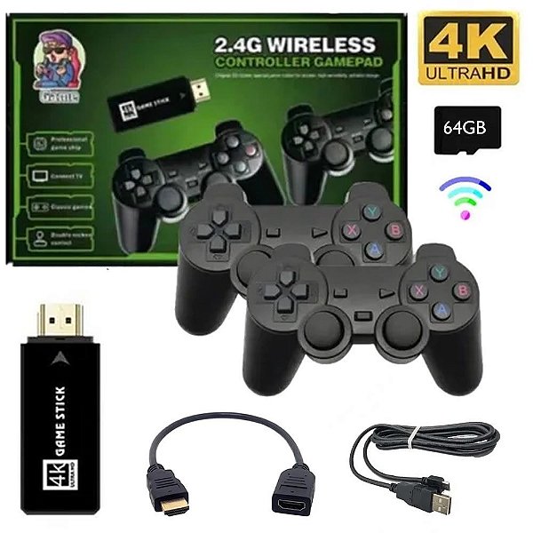 Game Stick 4K Ultra HD Lite 10000 Jogos Retrô - Super Geek - Onde os ...