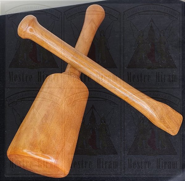 Cinzel/Escopro Madeira - Mestre Hiram Paramentos Maçônicos