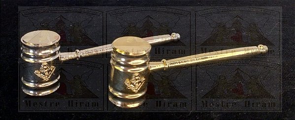 Mini Malhete - Mestre Hiram Paramentos Maçônicos