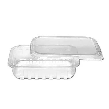 POTE RETANGULAR COM TAMPA 250ML PACOTE COM 24 UNIDADES - Ângulo Embalagens