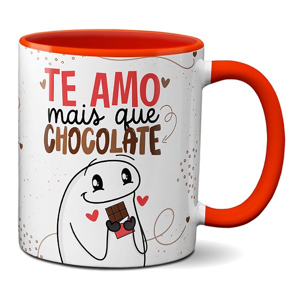Caneca Flork Presente Bonitinho Te Amo Mais Que Chocolate - Minha Caneca Caneca Flork Presente Bonitinho Te Amo Mais Que Chocolate - Minha Caneca