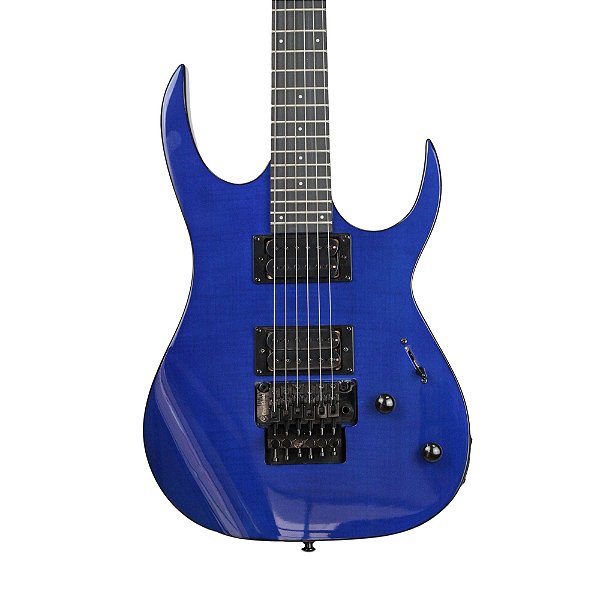 Guitarra 6 Cordas S by Solar SB4.6FRFBL azul floyd rose - Norris ...