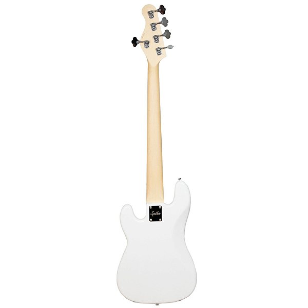Contrabaixo 5 cordas Tribe Precision modelo Spike Olympic White Pau ...