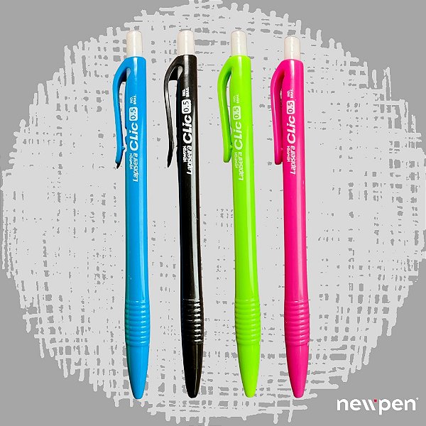 Lapiseira Clíc - NewPen - Ponta 0.5 - UN - Duck Paper - Papelaria ...