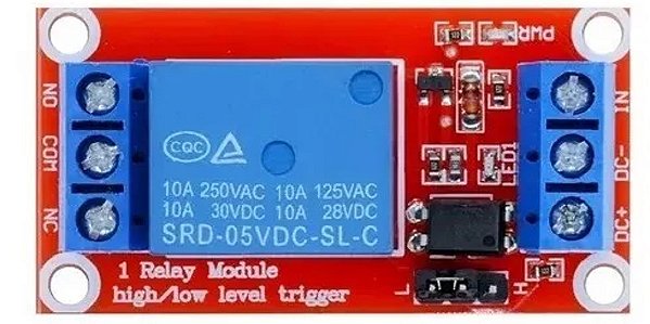 Módulo Relé 1 Canal com Bornes KRE 5V - ACEPIC Tecnologia